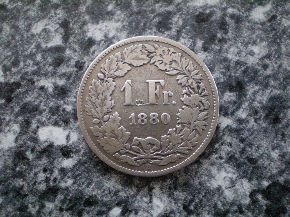 1 Fr.1880 !!! Rar !!! ab 1.- !!! (Gebraucht) in Dierikon für CHF 3 – mit Lieferung auf Ricardo ...