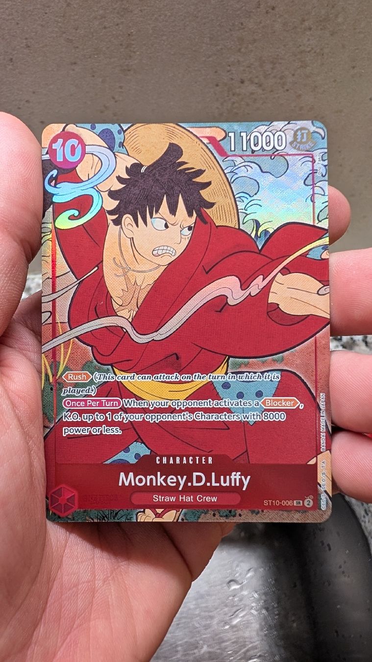Monkey D. Luffy 1st Anniversary Card (ST10-006) (Neu (gemäss ...