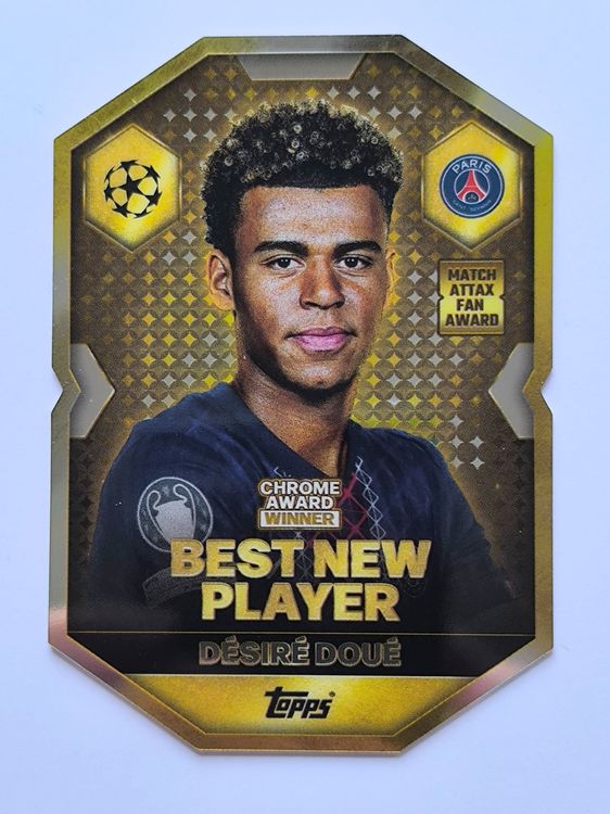 Topps Match Attax 25/26 - Chrome Award - D. Doué - CA2 (Gebraucht) in ...