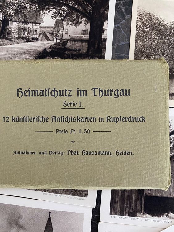 Uralte Fotokarten im Kupferdruck „Heimatschutz im Thurgau“ | Kaufen auf Ricardo