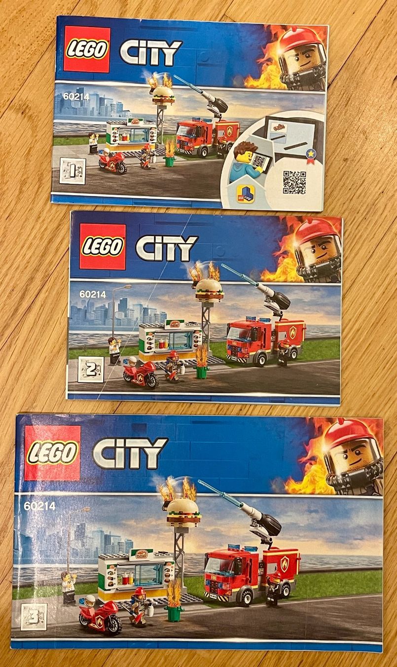 Lego City 60214 - Burger Bar Fire Rescue / Feuerwehreinsatz (Gebraucht ...