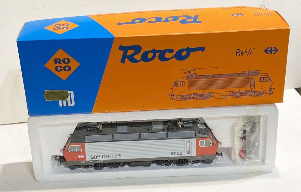 Roco 04178C E-Lok 4/4 SBB-CFF 10102 digital in OVP (Gebraucht) in ...
