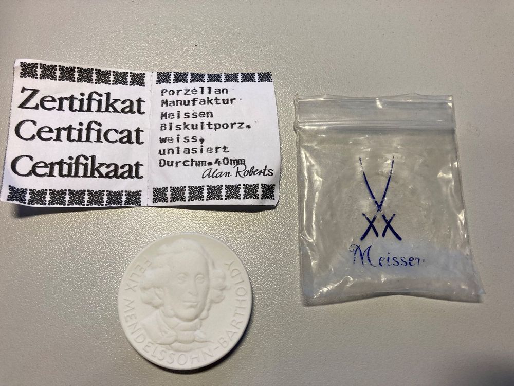 Meissen Taler Felix Mendelson-Bartholdy (Gebraucht) in Kriens für CHF 5 ...