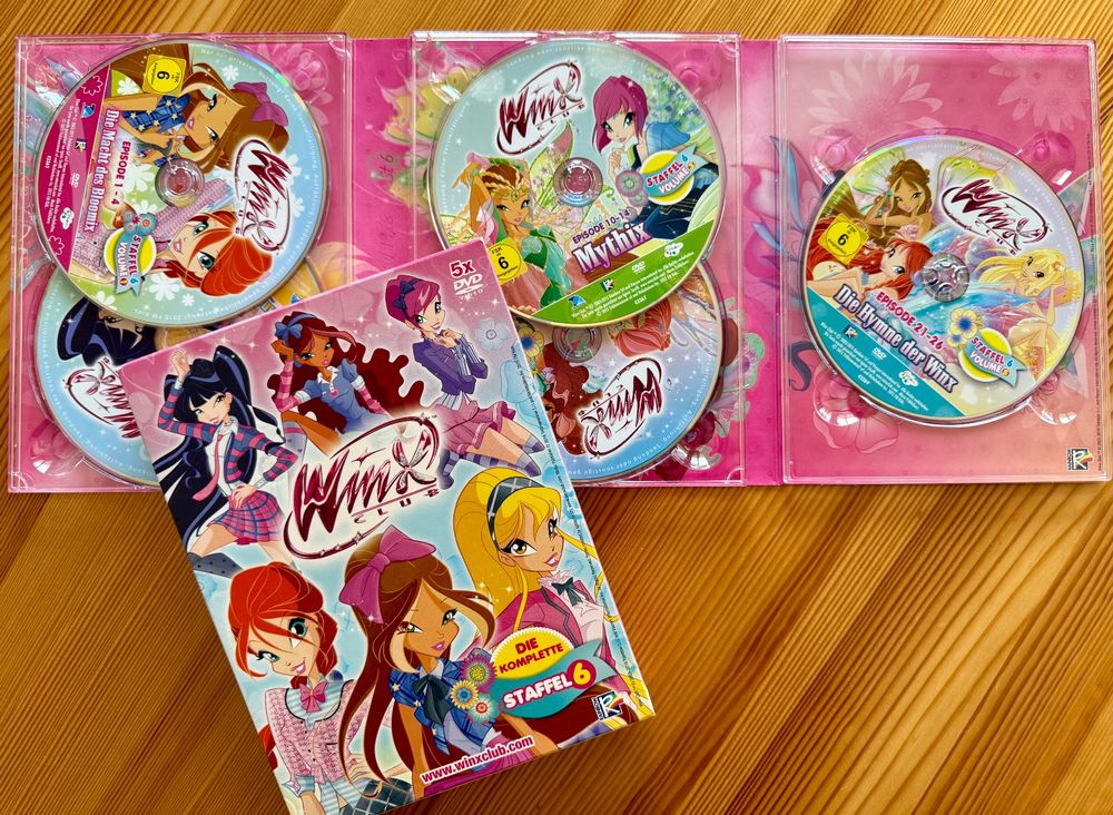 Winx Club, Staffel 1, 2 & 6 DVD Box Set, wie neu! (Gebraucht) in ...