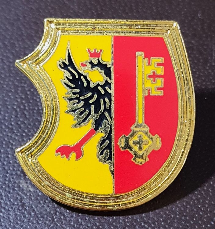 KW3 - Pin schönes Kantonswappen Kanton Wappen - Genf Genéve (Gebraucht) in Reinach BL für CHF 2 ...