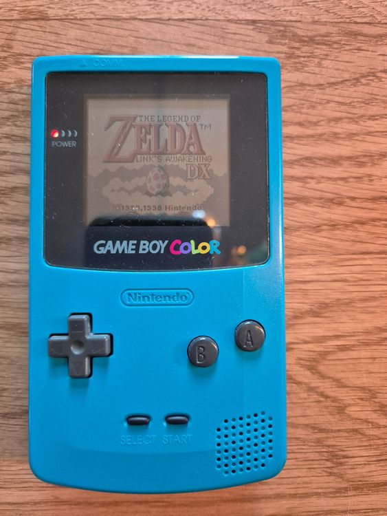 Game Boy Color Türkis + Zelda Links Awakening DX (Gebraucht) in ...