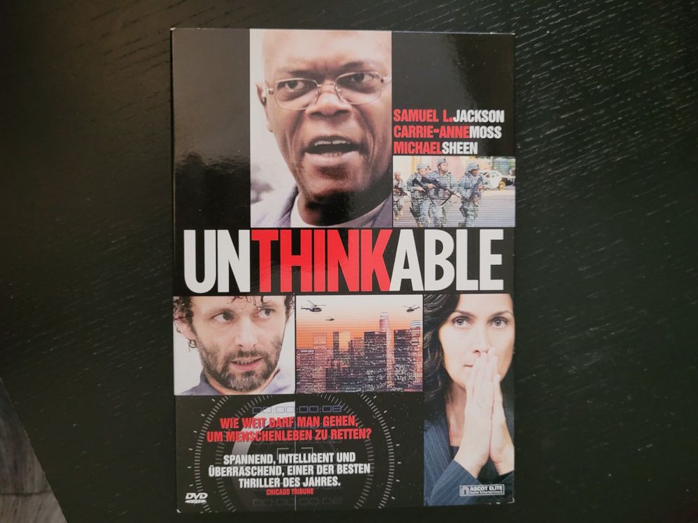 Unthinkable dvd samuel l. Jackson (Gebraucht) in Zollikerberg für CHF 2 ...
