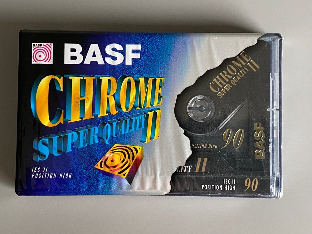 BASF Chrome II Super Quality Musikkassette 90 Min (Neu und ...