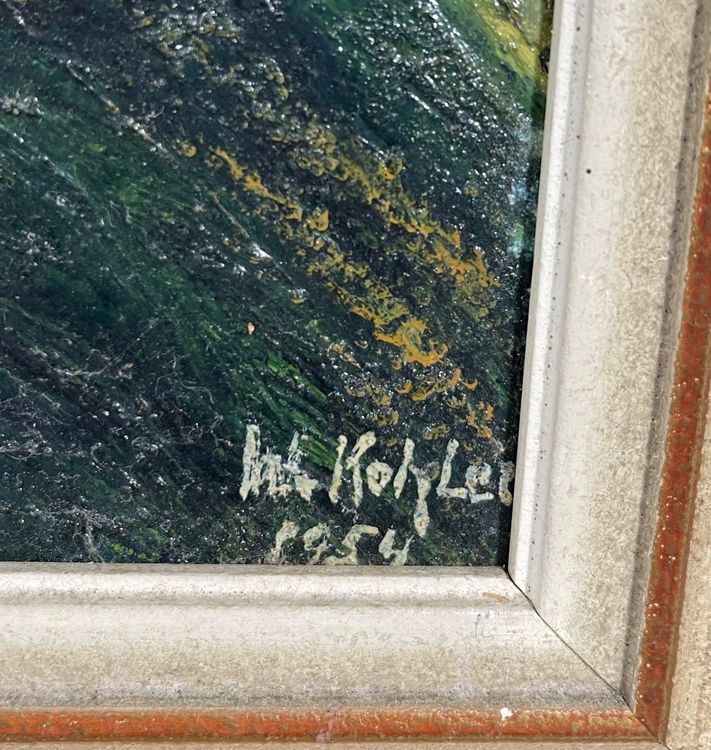 Berglandschaft Gemälde von W.Kohler | Kaufen auf Ricardo