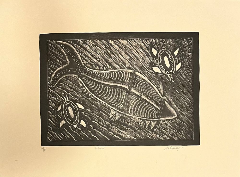 Sehr Intressante Lithographi Unlesenlig Signiert | Kaufen auf Ricardo