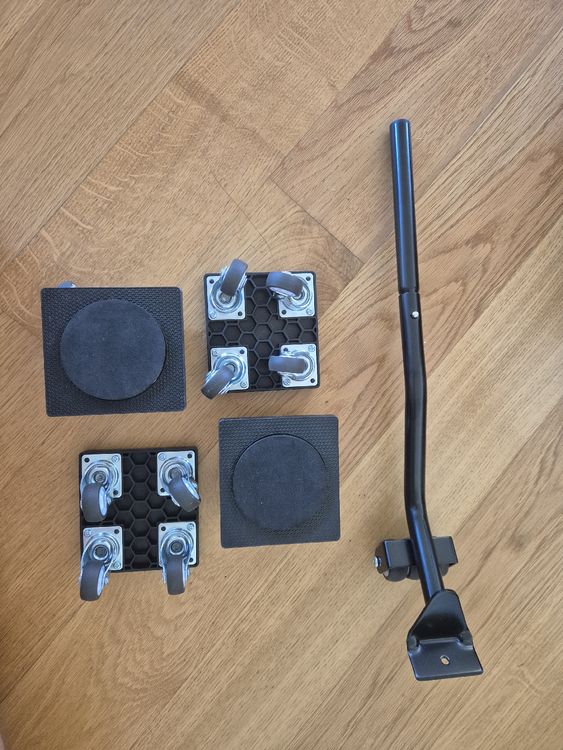 Möbelroller Set mit Hebel – Umzugshelfer – bis 150 kg (Gebraucht) in ...