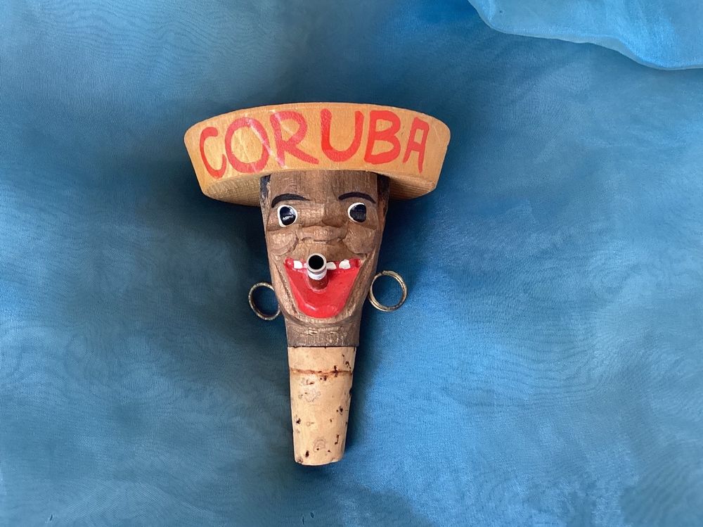 Alter Flaschenausguss CORUBA RUM Zapfenfigur ca. 50er Jahre | Kaufen ...