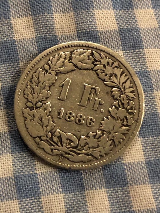 Schweiz 1 Franken 1886 Silber Rar | Kaufen auf Ricardo