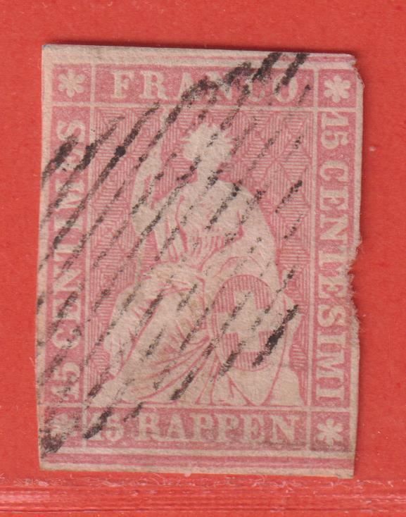 Strubel 24B/24B1 eidg. Raute, Kat. 140 (Antik) in Sarmenstorf für CHF 3.5 – mit Lieferung auf ...