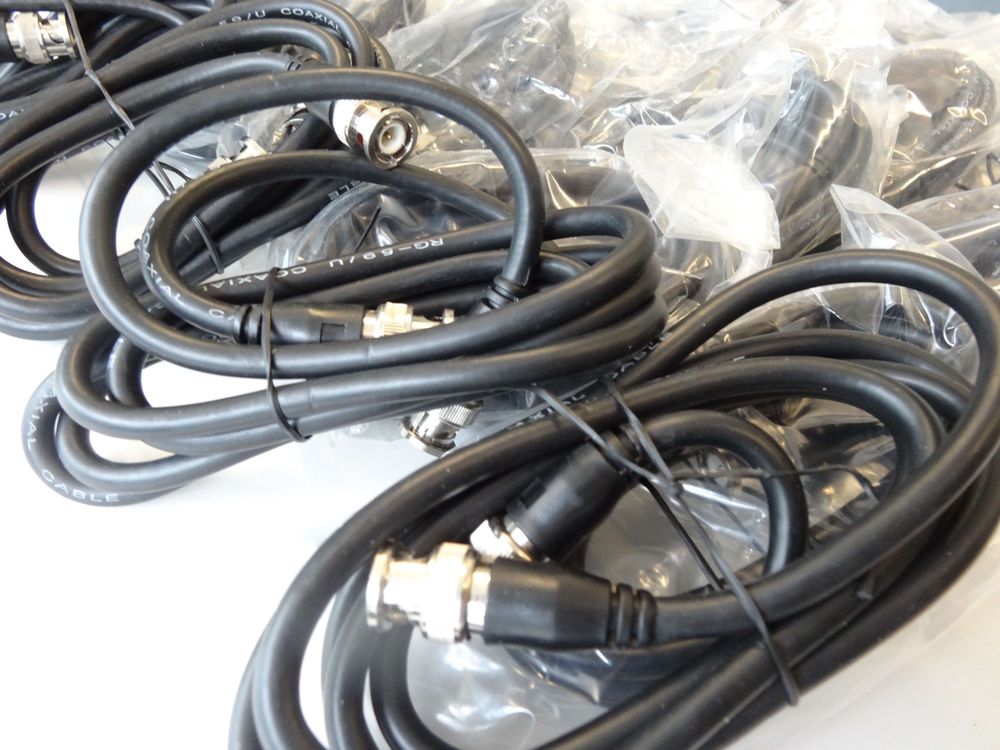 30 Stück BNC-Kabel (HF-/Koaxialkabel RG59/U) je 1,5 m | Kaufen auf Ricardo