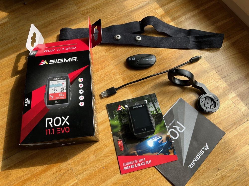 Velo Computer: Sigma Sport ROX 11.1 EVO HR (Neu (gemäss Beschreibung ...