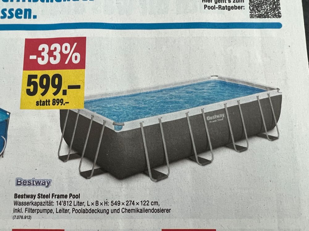 Pool Bestway 15'000 Liter | Kaufen auf Ricardo