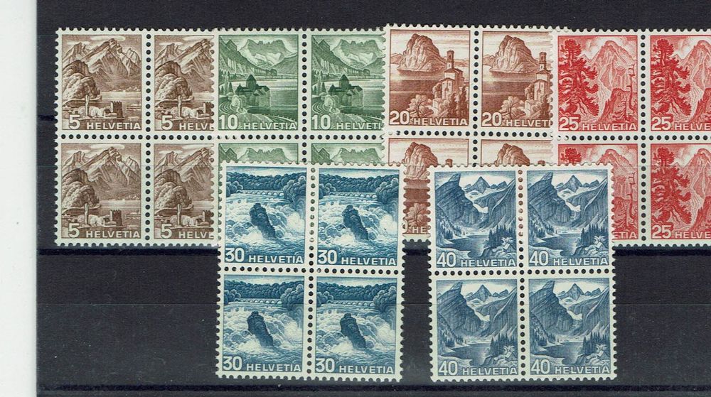 FREI LANDSCHAFTEN 1948 BLOCKS ** (Gebraucht) in Rüschlikon für CHF 30 – mit Lieferung auf ...