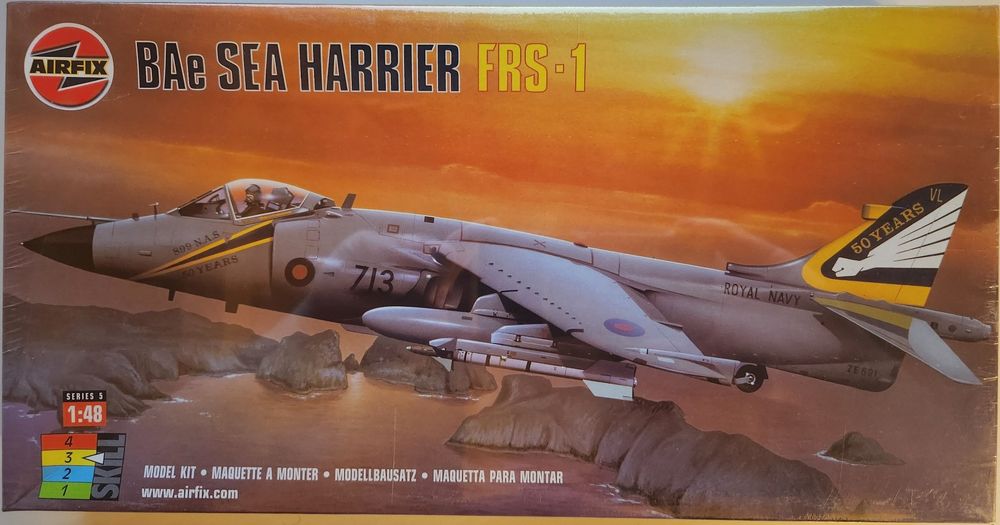 AIRFIX 05101 BAe SEA HARRIER FRS-1 PLASTIKBAUSATZ 1:48 NOS (Neu und ...