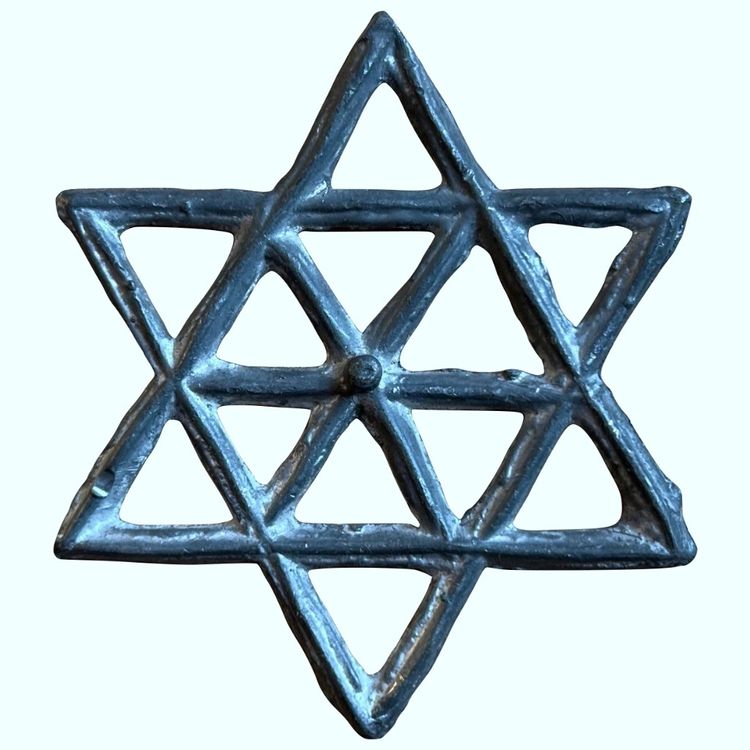 Antiker Davidstern aus Metall | Kaufen auf Ricardo