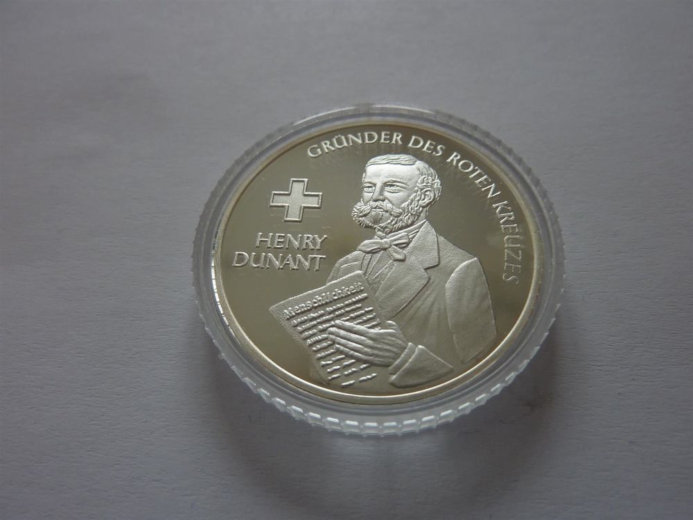 Silbermedaille : Henri Dunant (Neu und originalverpackt) in Birrwil für CHF 15 – mit Lieferung ...