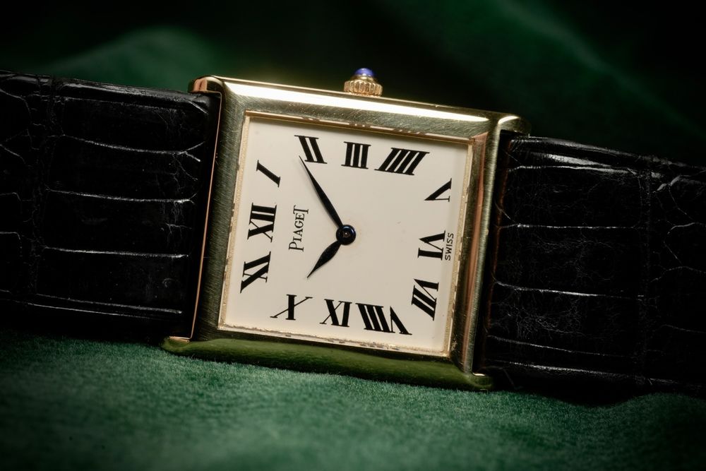 Piaget Tank Roman 18kt. Gold Ref. 9284 Ultra-Thin Watch (Gebraucht) in ...