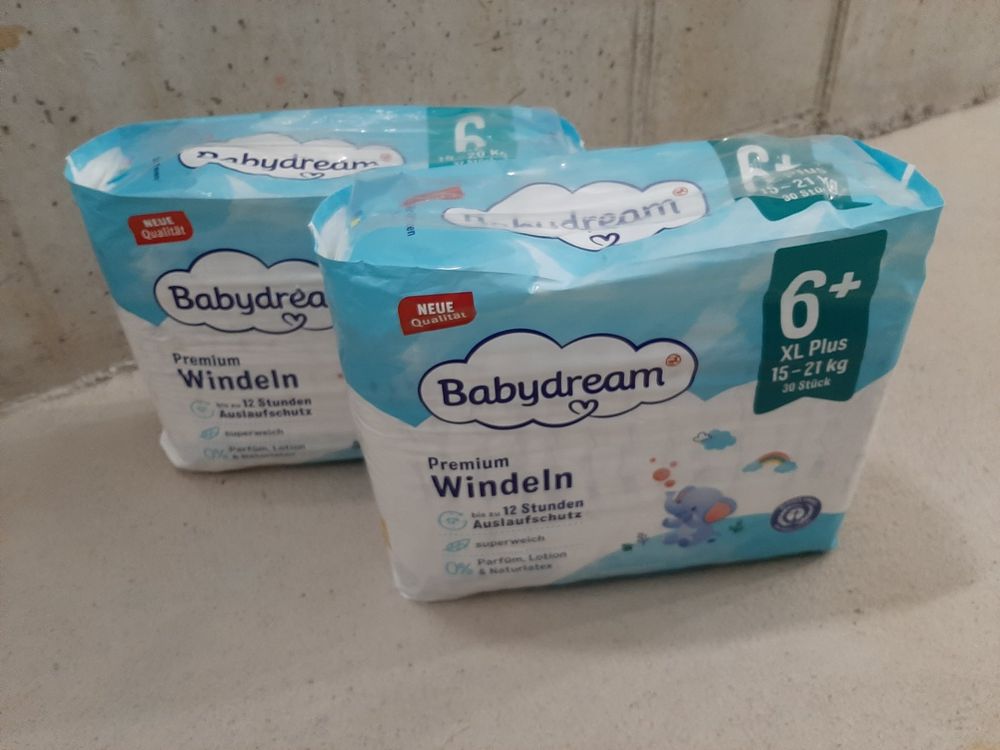 Babydream Windeln Gr. 6+, 2 Pack x 30 Stk | Kaufen auf Ricardo