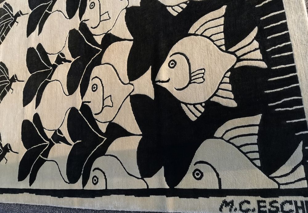M.C. Escher Design Teppich Wohnbedarf Art Deco Bauhaus Egli (Gebraucht ...