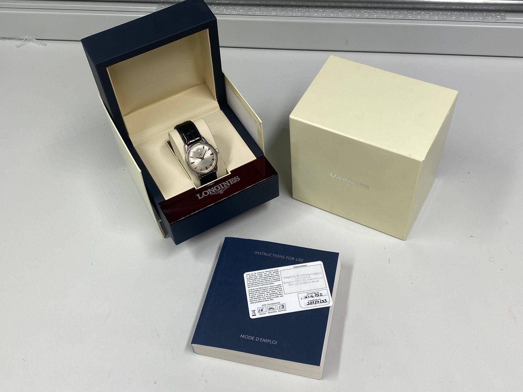 LONGINES Conquest 34mm Heritage B+P Automatik läuft/H443 (Gebraucht) in ...