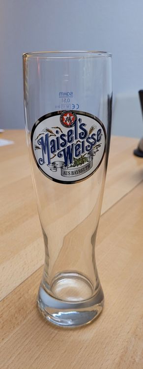 Maisel's Weisse Bierglas 4 Stk., perfekt für Oktoberfest! | Kaufen auf Ricardo