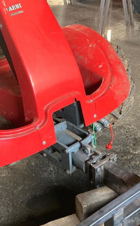 Anbaustutzen, Anbauflansch zu Motormäher Aebi CC /HC/TC07 (Neu und ...