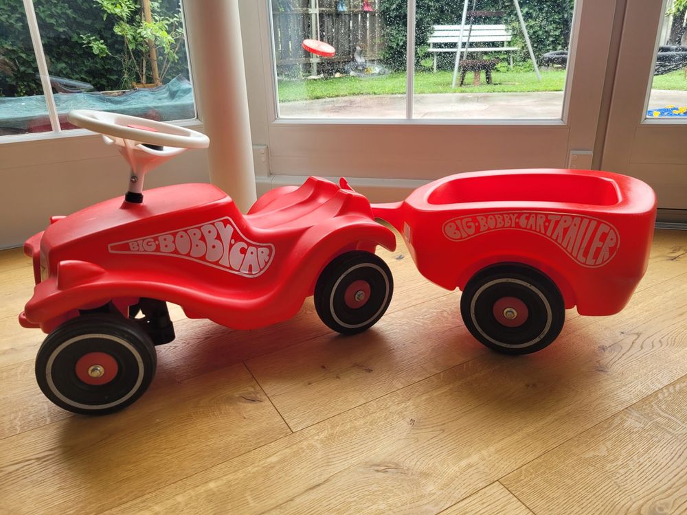 Bobby Car mit Anhänger (Gebraucht) in Heiligkreuz (Mels) für CHF 32 – mit Lieferung auf Ricardo ...