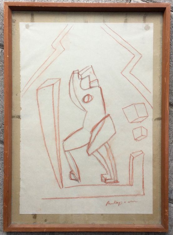 Abstrakte Zeichnung Unleserlich Signiert (Gebraucht) in Root für CHF 5 – mit Lieferung auf ...