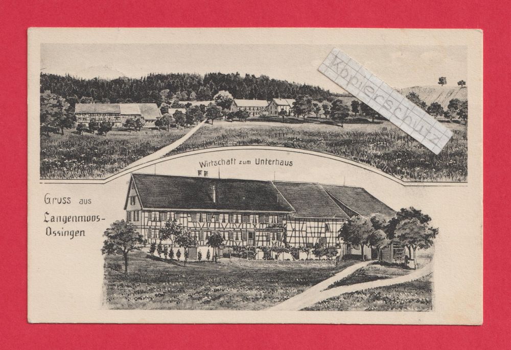 Gruss aus Langenmoos-Ossingen (ZH) Region Winterthur | Kaufen auf Ricardo