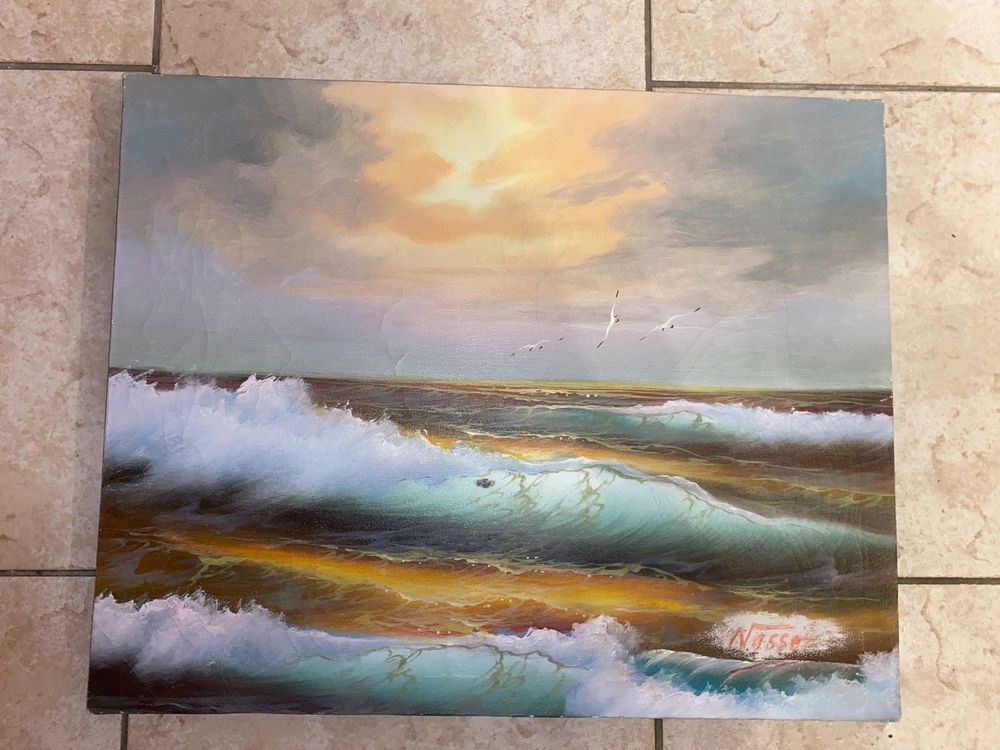 Gemälde vom Meer Dr. Nasser | Kaufen auf Ricardo