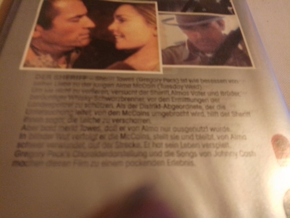 Der Sheriff (USA 1970) mit Gregory Pek RCA VHS CVT10087 (Gebraucht) in ...