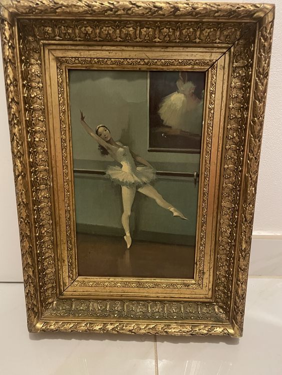 Tableau Danseuse Huile sur bois | Kaufen auf Ricardo
