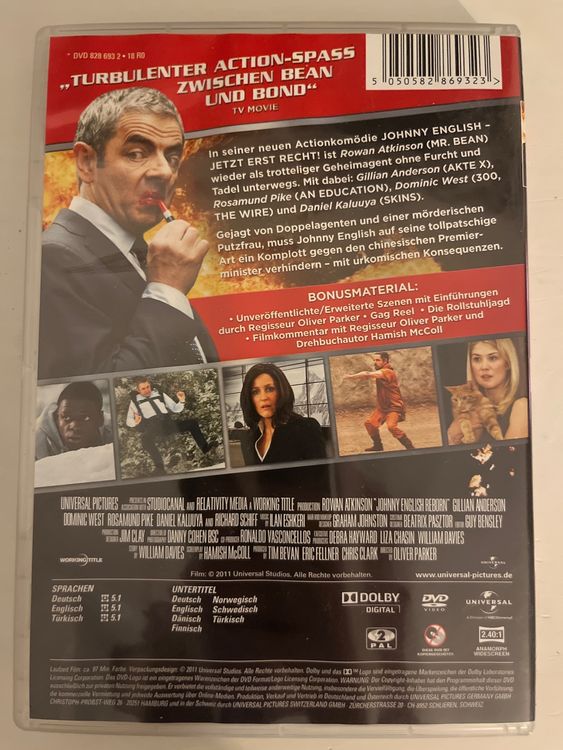 Johnny English Jetzt erst Recht (2011), DVD 📀 (Gebraucht) in Sierre für CHF 0.95 – mit Lieferung ...