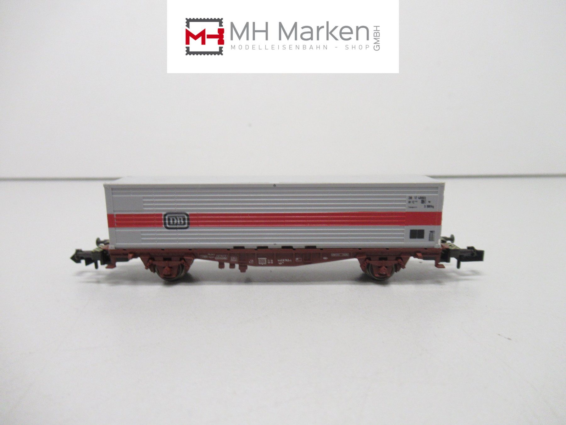 Minitrix 13824 Containertragwagen der Deutschen Bahn Spur N (Gebraucht ...