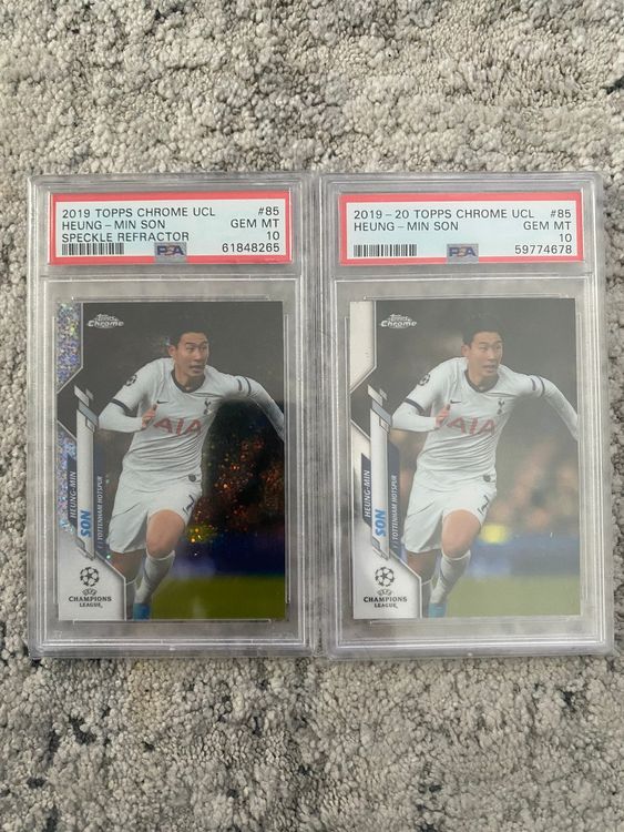 Heung - Min Son #85 - Topps Chrome UCL - Speckle Refractor (Neu (gemäss Beschreibung)) in ...