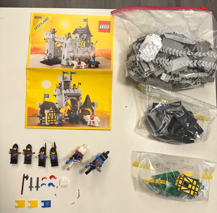 Nostalgie Ritterburg Lego 6074 Schönste Falkenburg von 1986 (Gebraucht ...