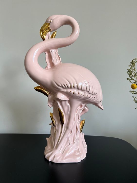 Flamingo Figur Rosa/Gold Retro Vintage Deko (Gebraucht) in Jona für CHF ...