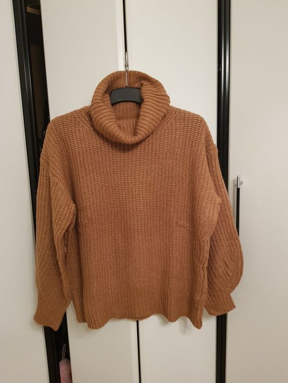 STRICK PULLI COGNAC Gr.44/46 NEU‼ | Kaufen auf Ricardo