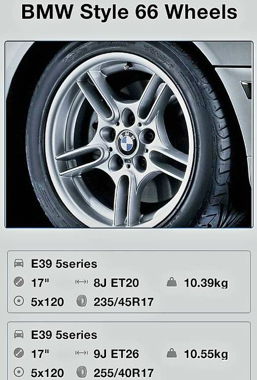 4 CERCHI BMW STYLE e39 (Usato) a Agra per CHF 700 – solo ritiro ...