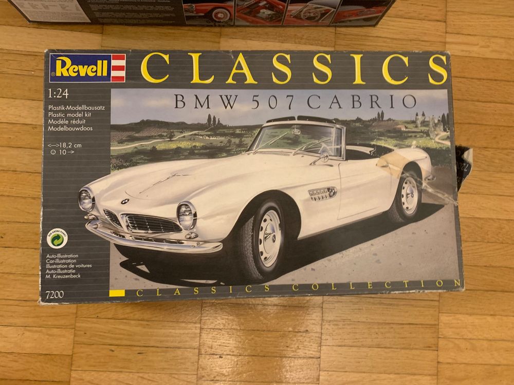 Revell BMW 507 Cabrio Modellbausatz 1:24 Klassiker OVP (Neu und ...
