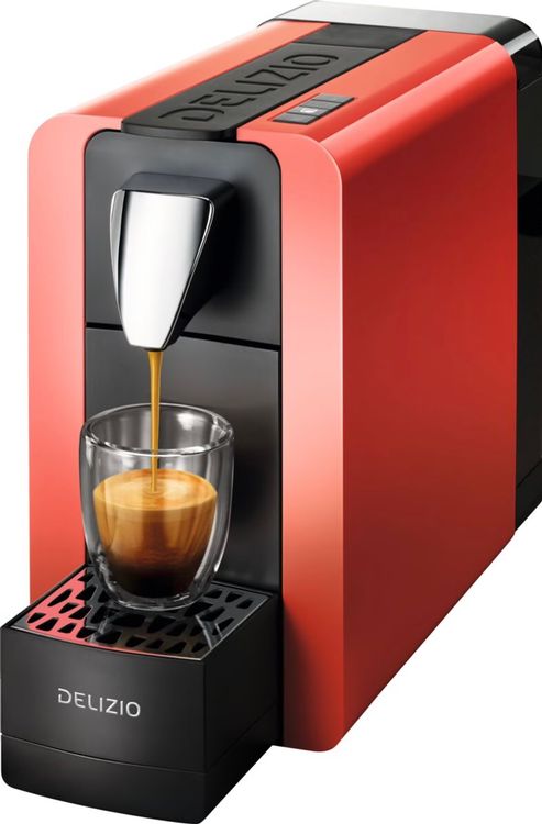 Kaffeemaschine Delizio Compact One II Glossy Red Kapseln (Neu und ...