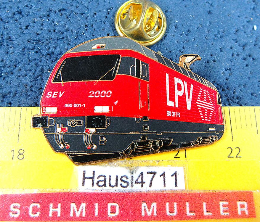 SBB Re 460 BAHN 2000 SEV/LPV SCHMID-MÜLLER HIGH-TECH PIN (Gebraucht) in Ettingen für CHF 4.95 ...