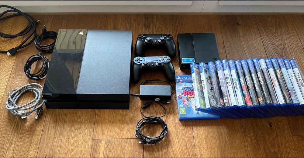 Playstation 4 inkl. VR Brille und 16 Games | Kaufen auf Ricardo