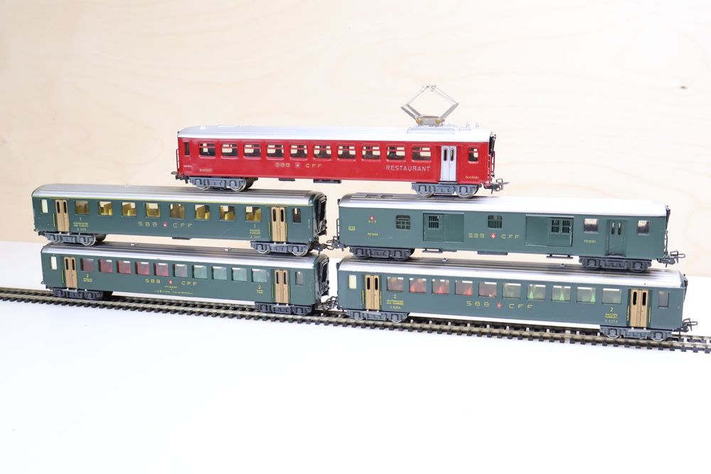 HAG SBB 5 x Personenwagen Set H0 | Kaufen auf Ricardo