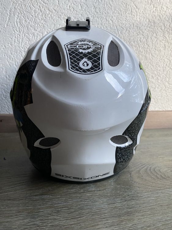 SixSixOne Comp Shifted Downhill Helm, Grösse M, Weiss! (Gebraucht) in ...